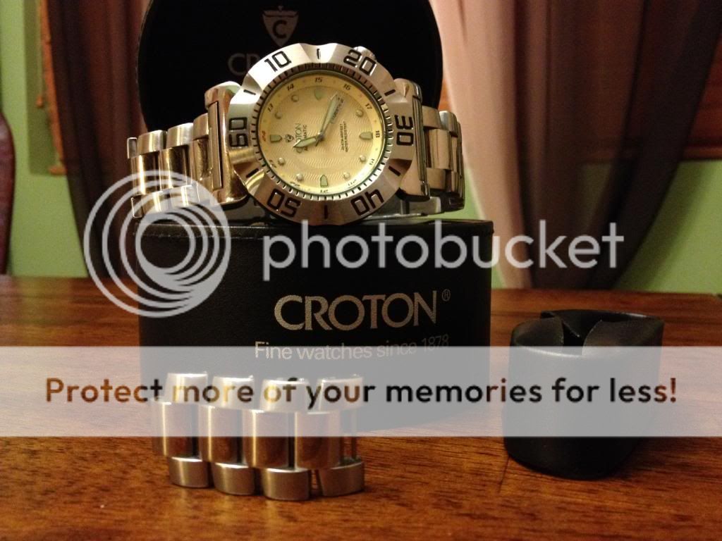 FSOT: CROTON VORTEX AUTOMATIC DIVER (PINEAPPLE) $160 **L@@K ...