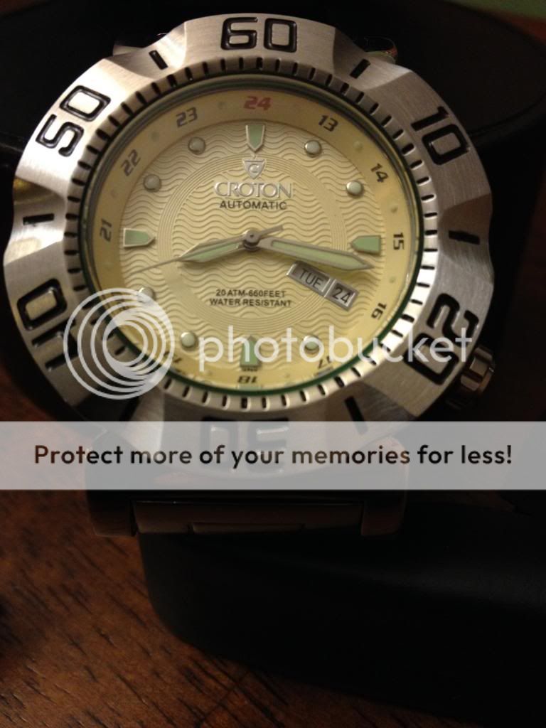 FSOT: CROTON VORTEX AUTOMATIC DIVER (PINEAPPLE) | WatchUSeek Watch Forums