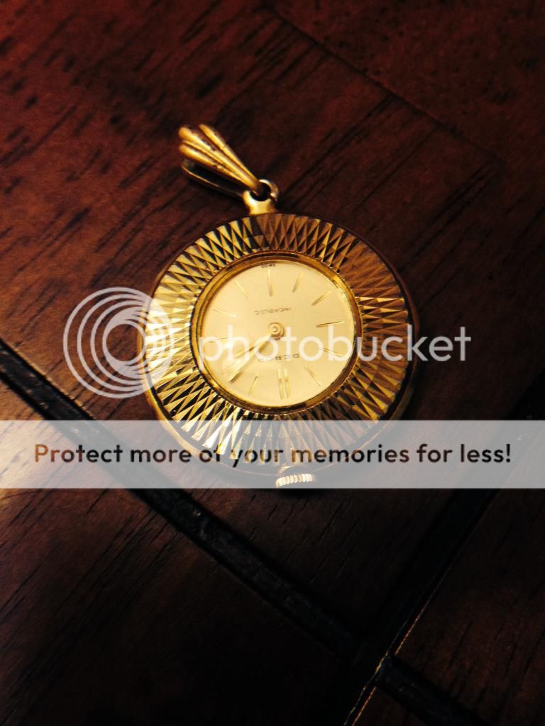 Vintage SWISS DEBOR INCABLOC Ladies Pendant Watch, Manual Wind, Runs ...